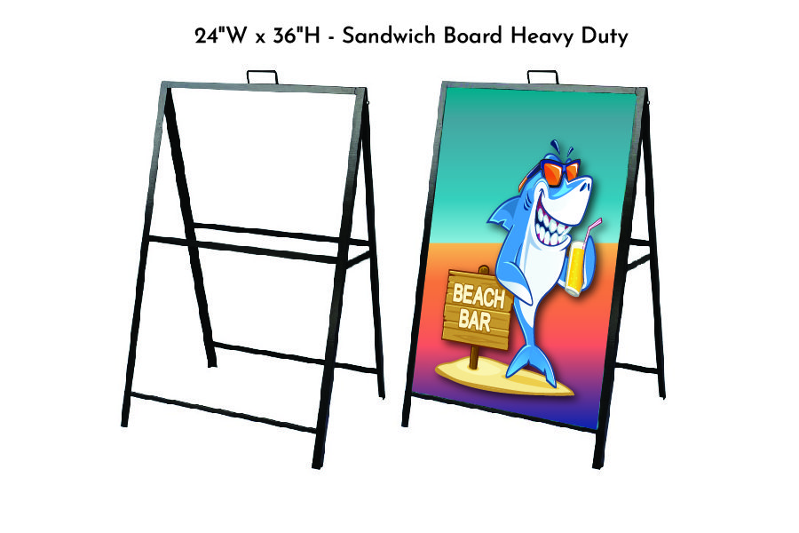 Heavy Duty Metal A-Frame - Signs Depot