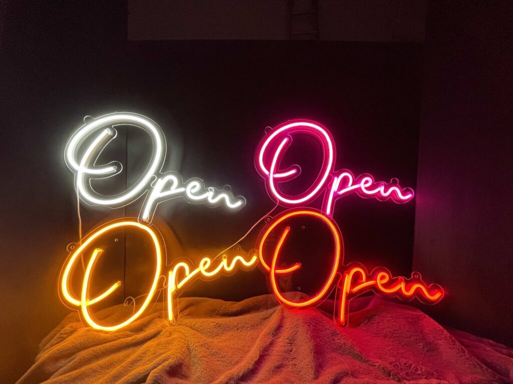 Custom Open Neon Signs - Signs Depot