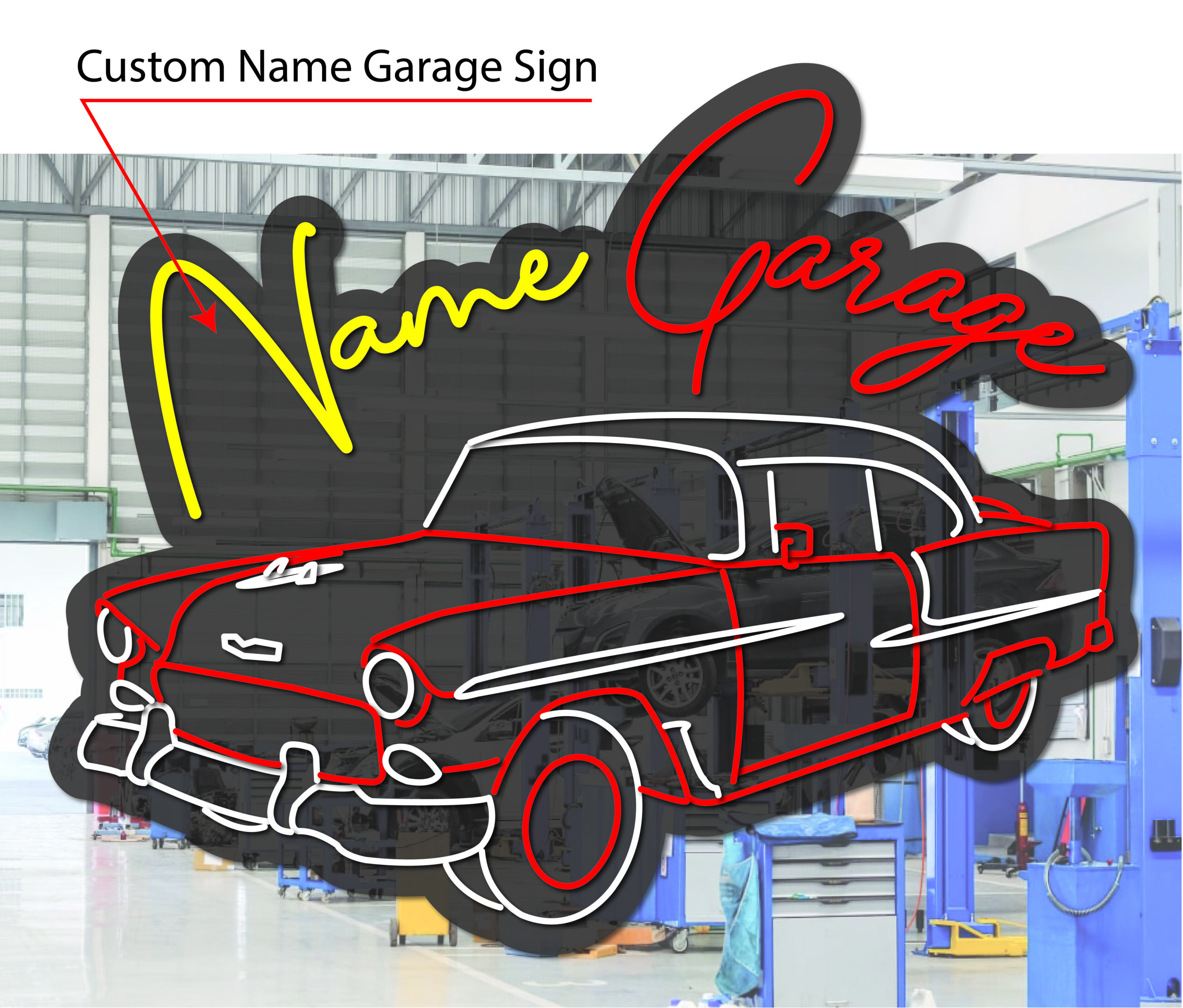 Classic Car Garage Sign – Signs Depot